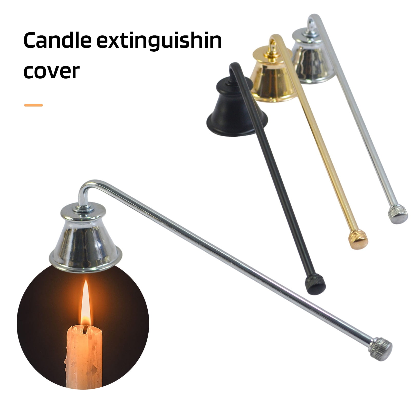 Opvise Candle Extinguisher Stainless Steel Trumpet Shape Extinguishing ...