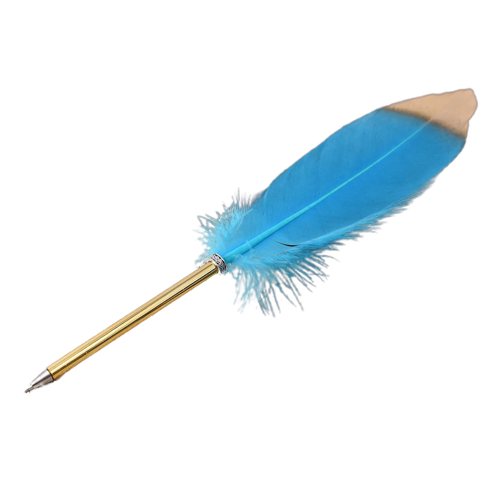 Opvise Copper Feather Quill Pen Smooth Writing Durable Elegant Design ...