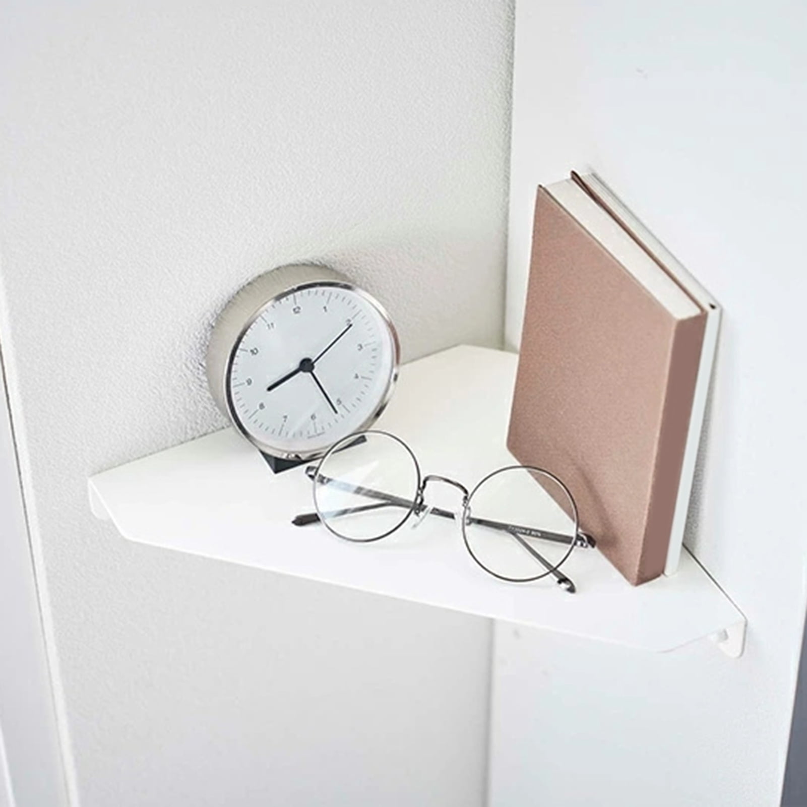 Opvise Corner Storage Rack for Bathroom & Kitchen - No Drill Wall Mount ...