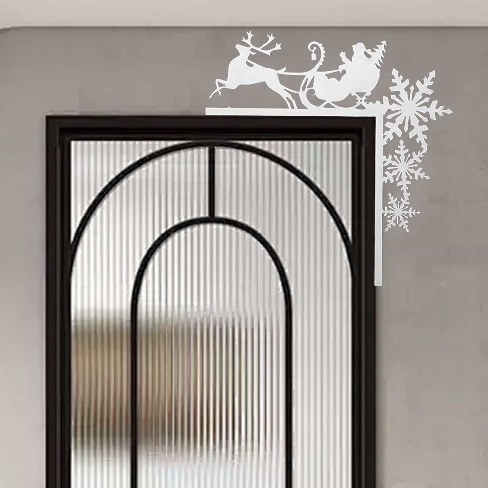 Opvise Door Frame Corner Sign Wooden Holiday Door Corner Ornament ...
