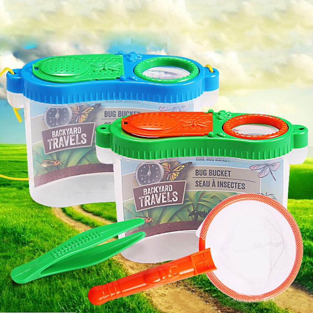 Opvise Insect Bug Viewer with Tweezers Bug Collecting Kit Educational ...
