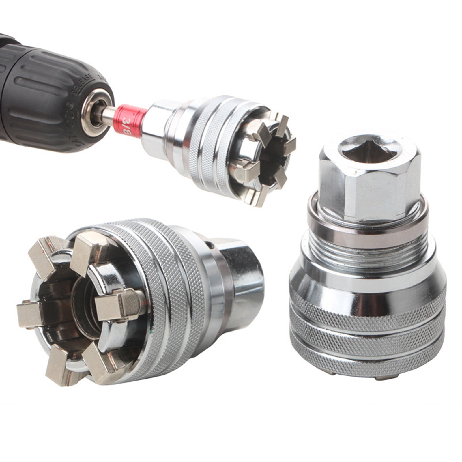 Opvise Multi-function Universal Socket Wrench Adjustable Heavy Duty 3/8 ...