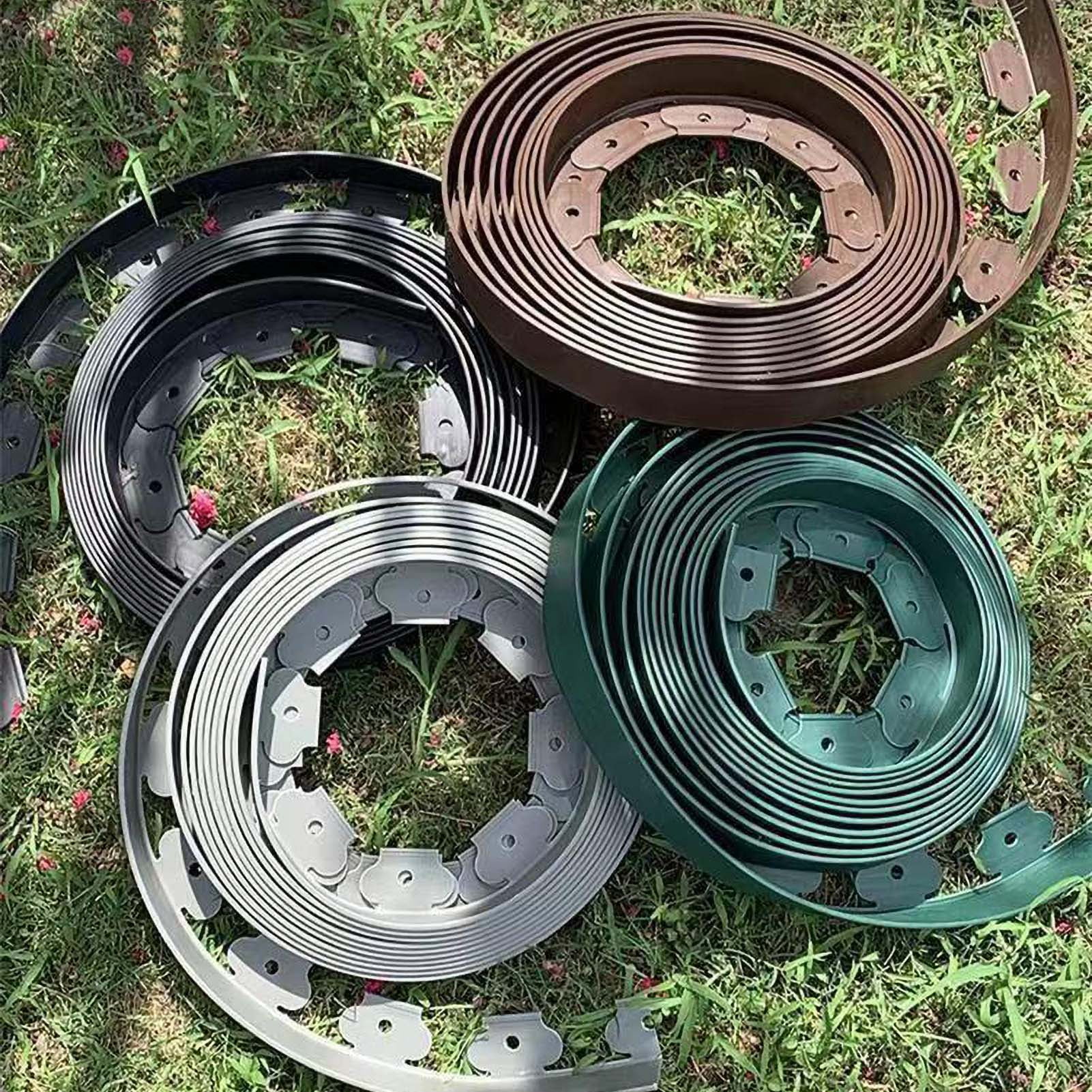 Opvise No Dig Landscape Edging Kit with Nails Smooth Wear Resistant ...