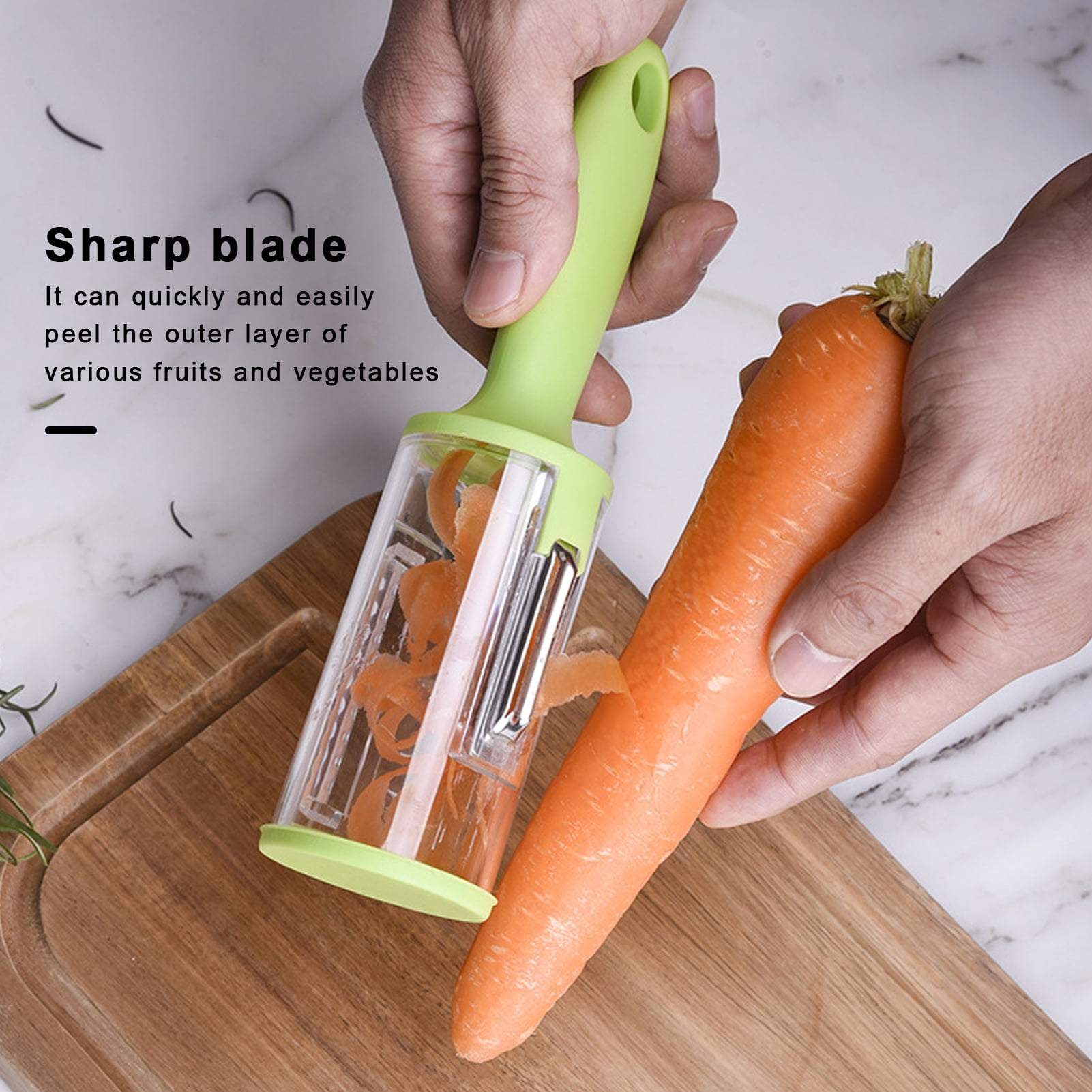 Opvise Paring Cutter Fish Scaler Multi-functional Stainless Steel with ...