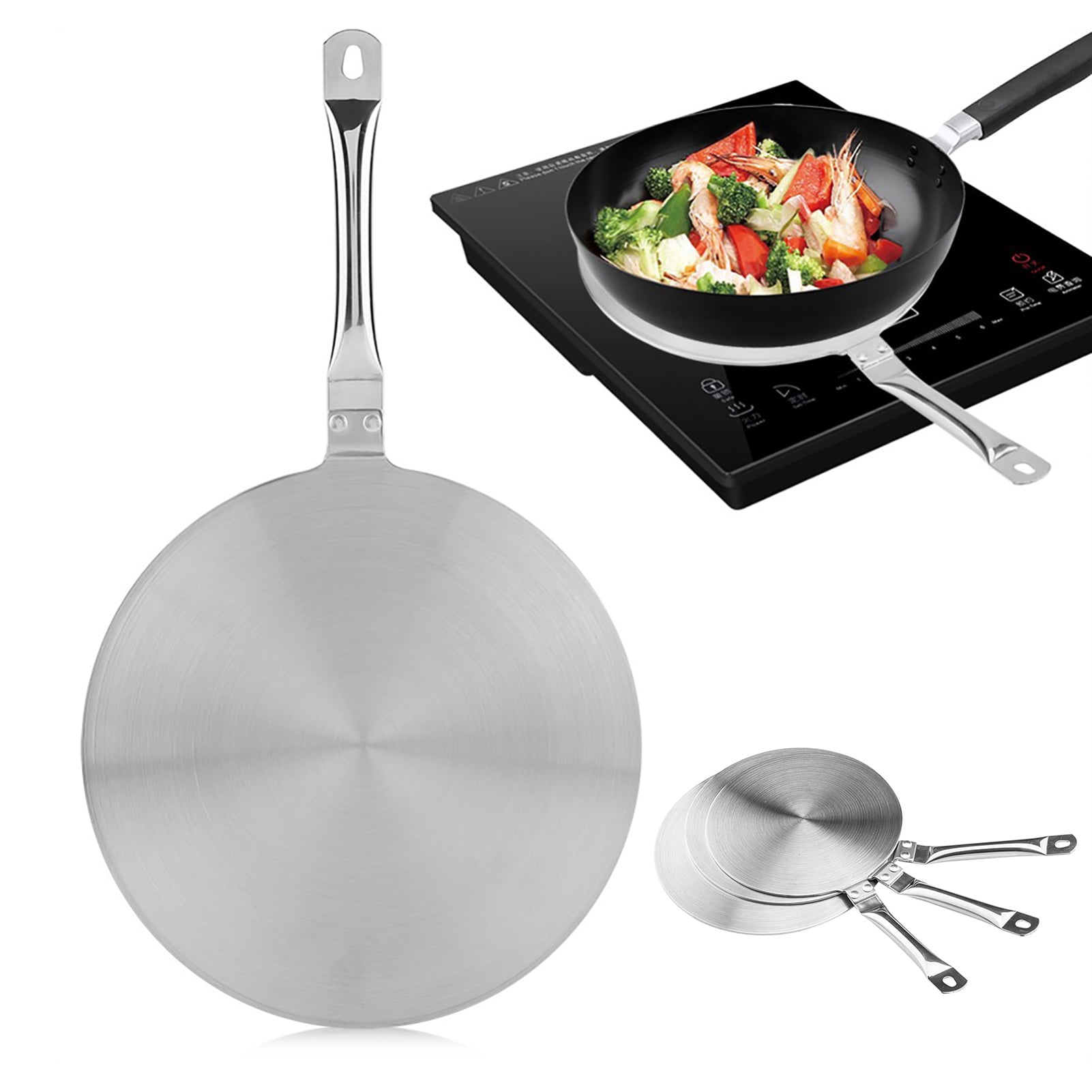 Opvise Premium Stainless Steel Conduction Plate - Even Heat ...