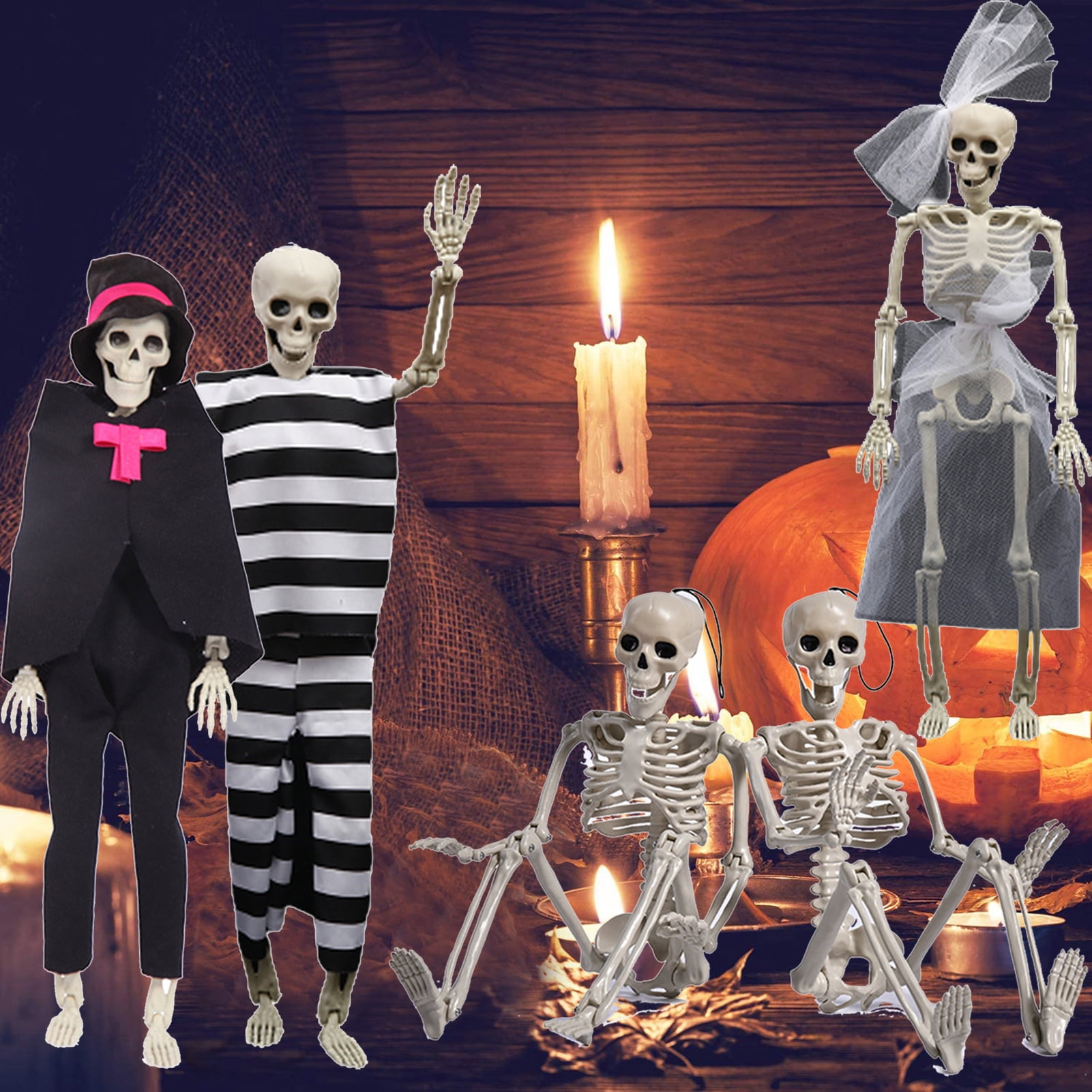 Opvise Realistic Look Sitting Lying Halloween Decoration Full Body ...