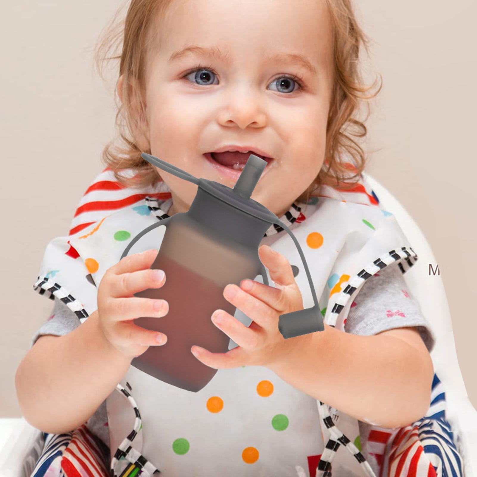 Opvise Reusable Silicone Baby Food Pouch - Leak-Proof & Portable Fruit ...