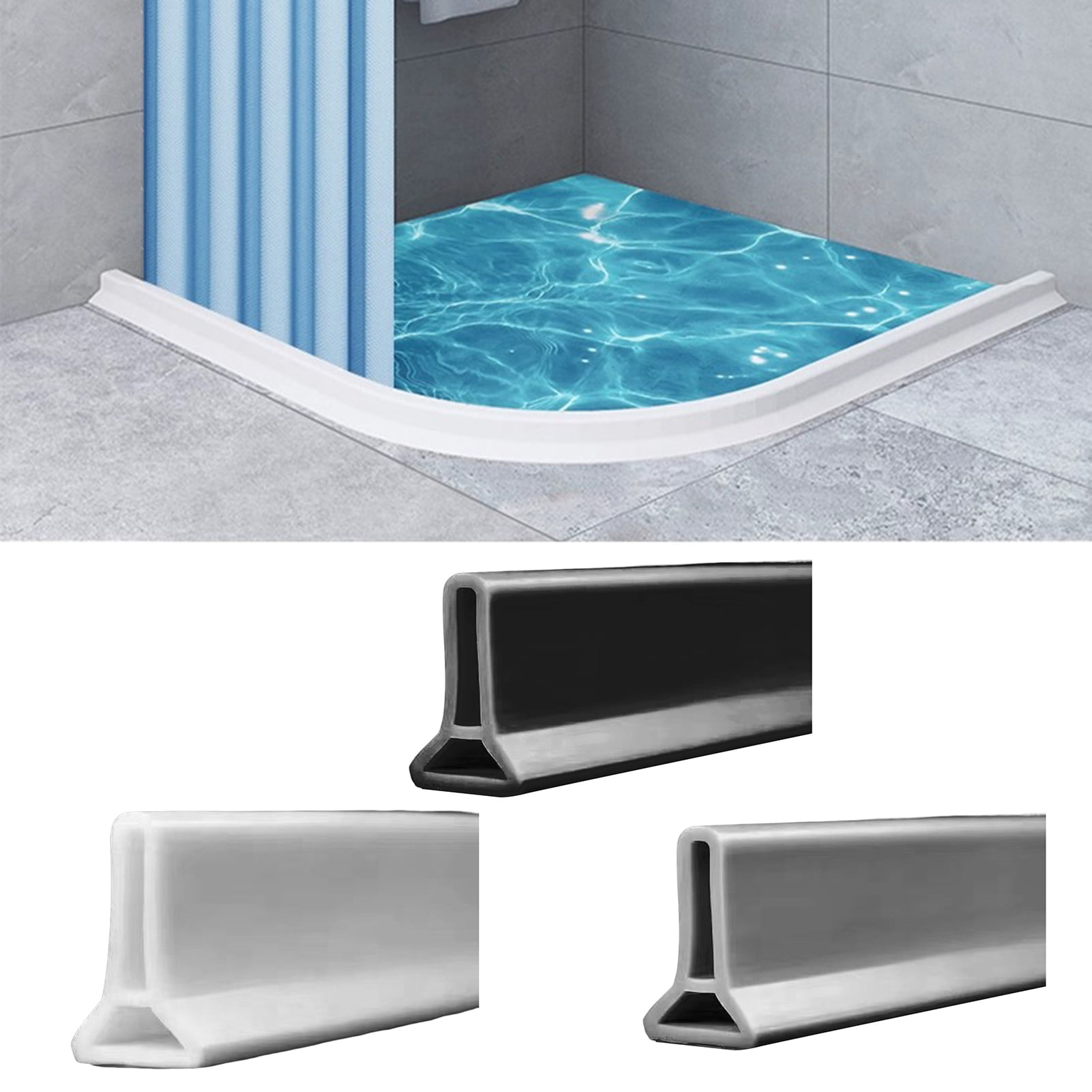 Opvise Self-Adhesive Silicone Water Barrier Strip - 5cm Wide Flexible ...