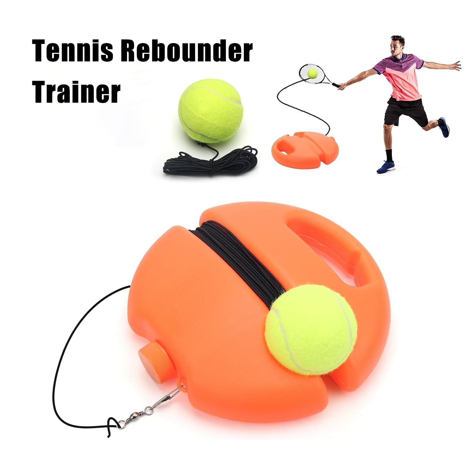 Opvise Tennis Trainer Rebounder Set Solo Tennis Trainer Practice ...