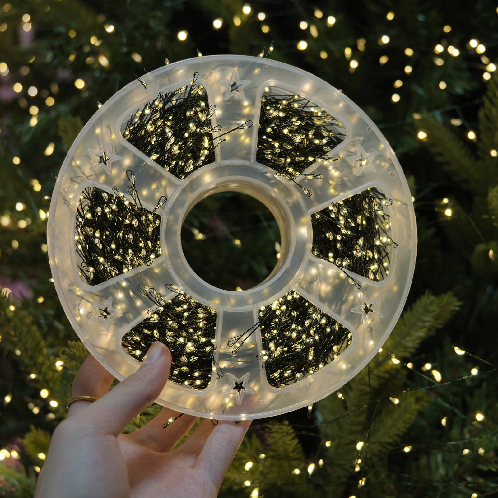 Opvise USB Copper String Lights Flexible LED Branch Design 8 Modes Weather Resistant Multi ...