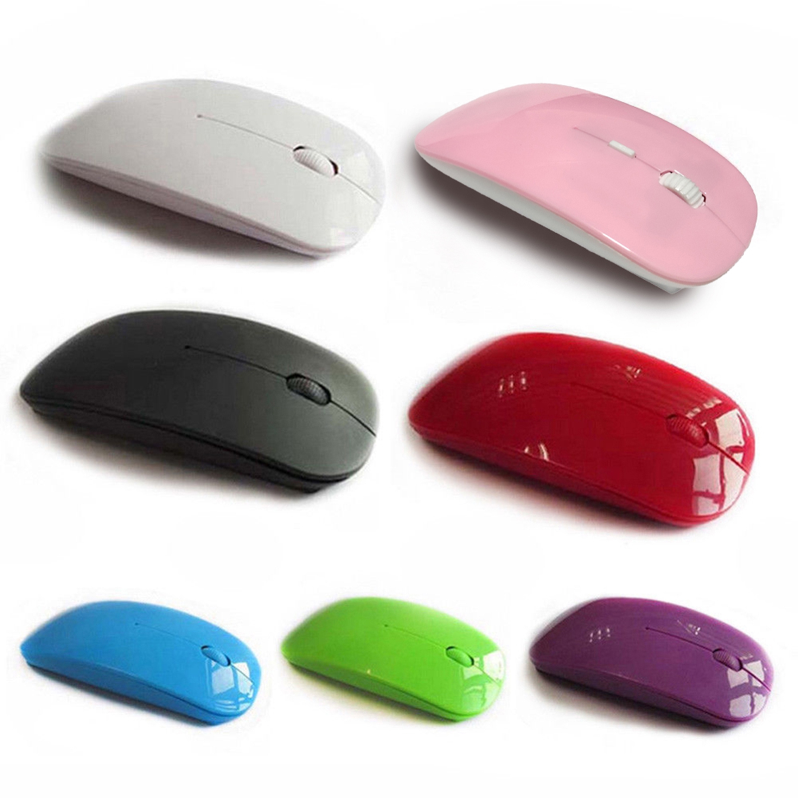 Opvise Universal Laptop PC Computer 2.4GHz Battery Powered Wireless USB ...