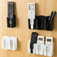 bylaoya Wall Mounted Remote Control Holder, Adhesive TV Remote Storage ...