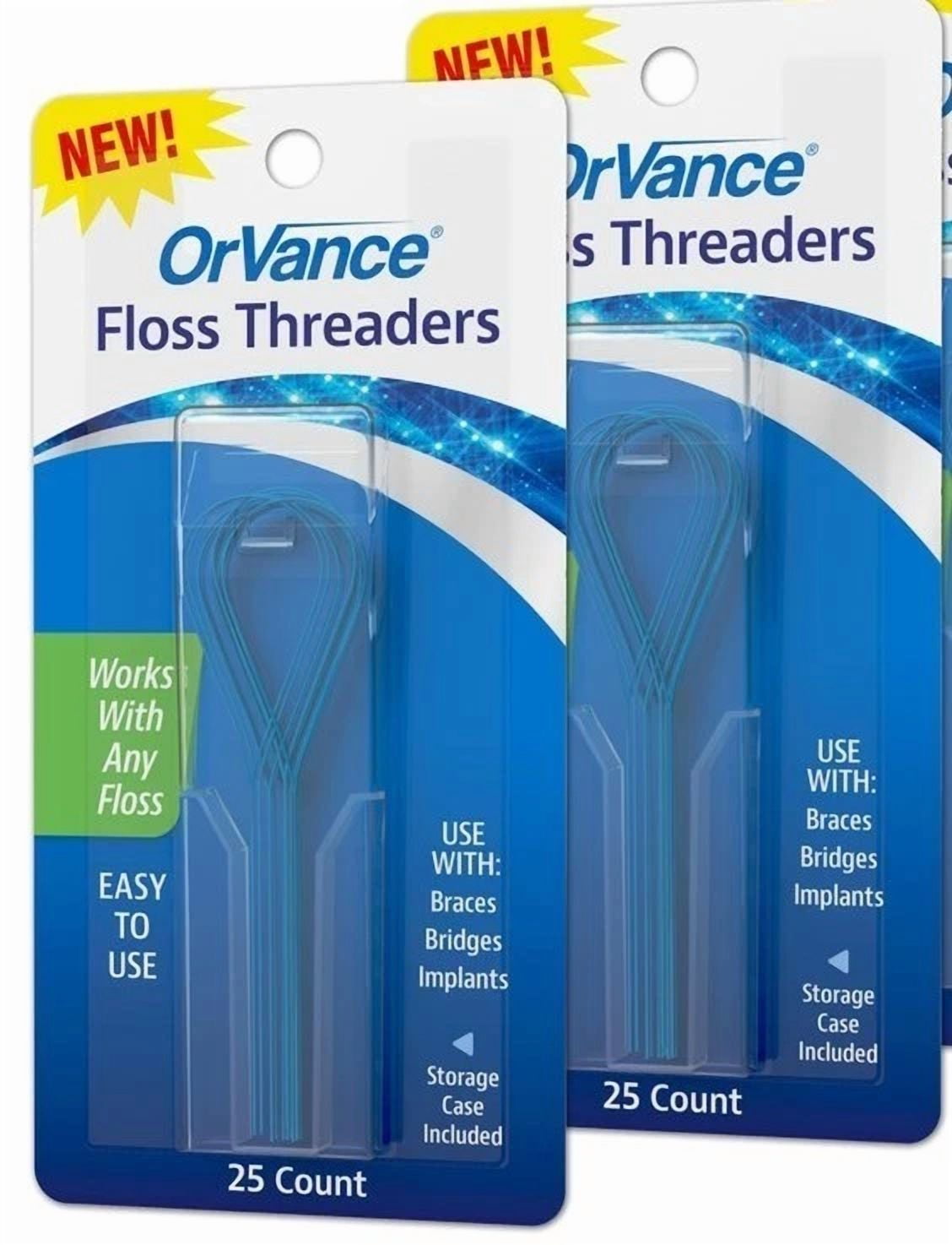 OrVance Floss Threaders – Dental Floss Threaders to Deep Clean Braces ...