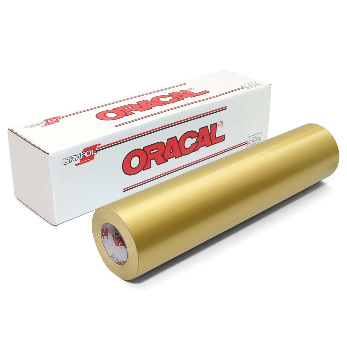 Oracal 651 Glossy Permanent Vinyl Roll, 12 Inch x 6 Feet, Metallic Gold ...