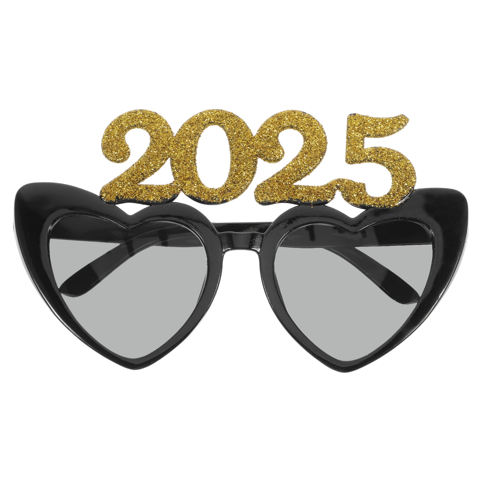 Oraceous 1 Pair of New Year Glasses Festival Eyeglass Prop 2025 Heart ...