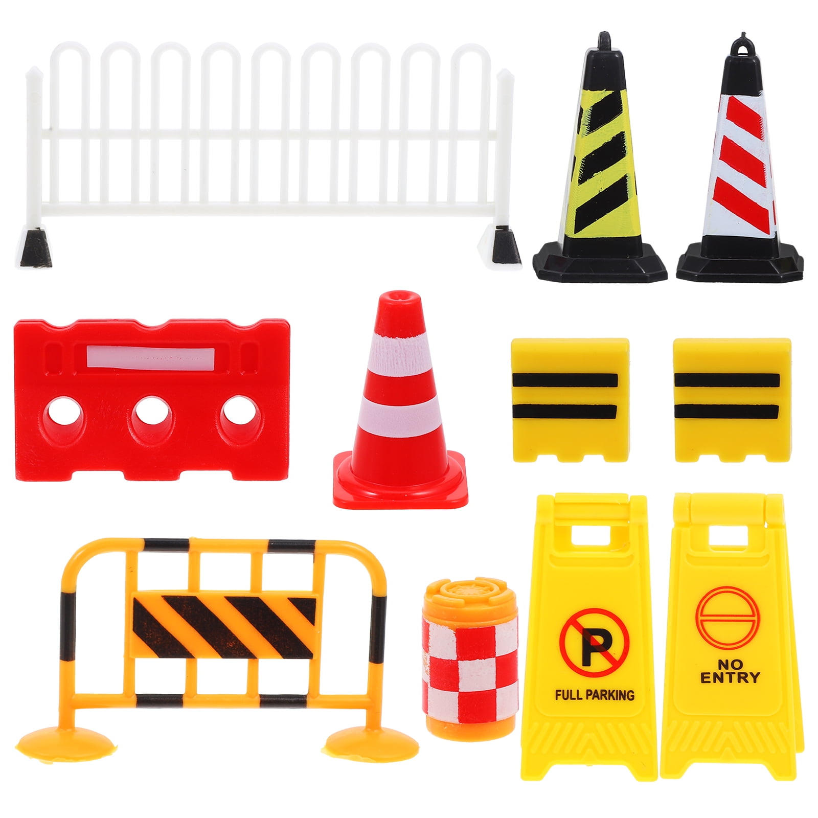 Oraceous 1 Set Pretend Play Parking Lot with Traffic Signs and Road ...