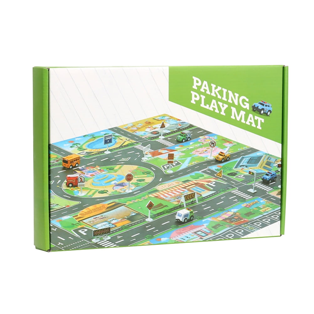 Oraceous 1 Set of Children Car Toys Traffic Parking Scene Map ...