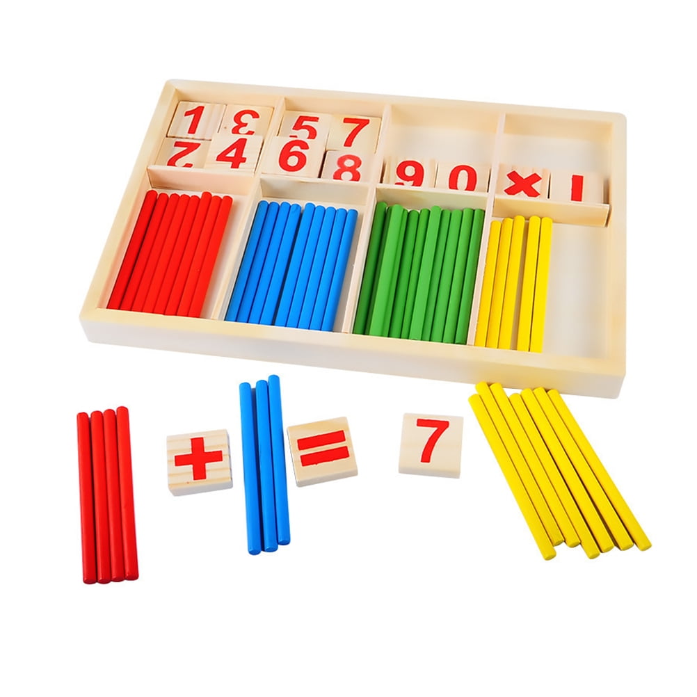 Oraceous 1 set of Kids Arithmetic Rods Intelligence Development Toy ...