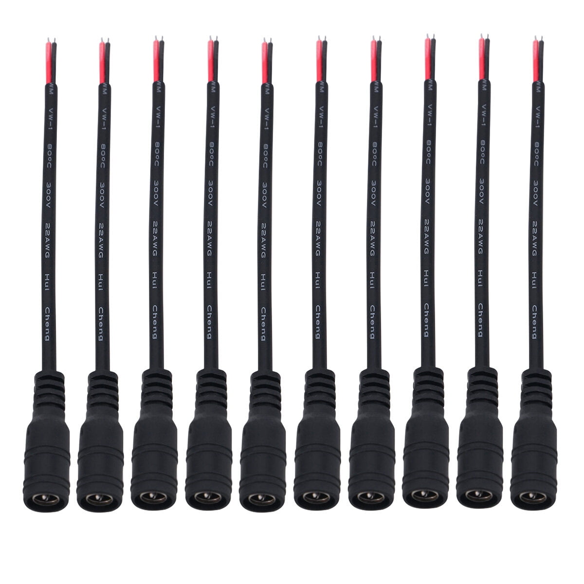 Oraceous 10 PCS 5.5x2.1mm Female Power Connector Plug Cable Jack ...