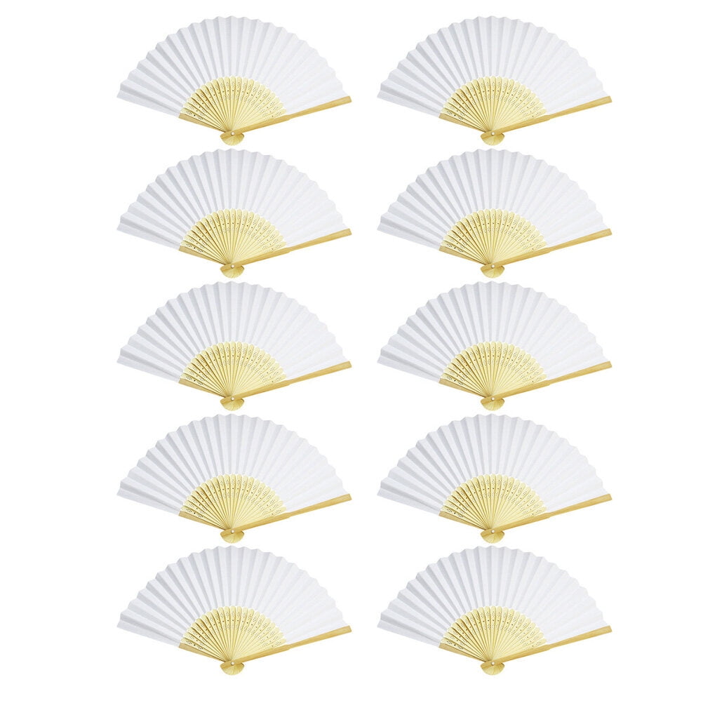 Oraceous 10pcs DIY Handicrafts Tools Painting Folding Fan Drawing Hand ...