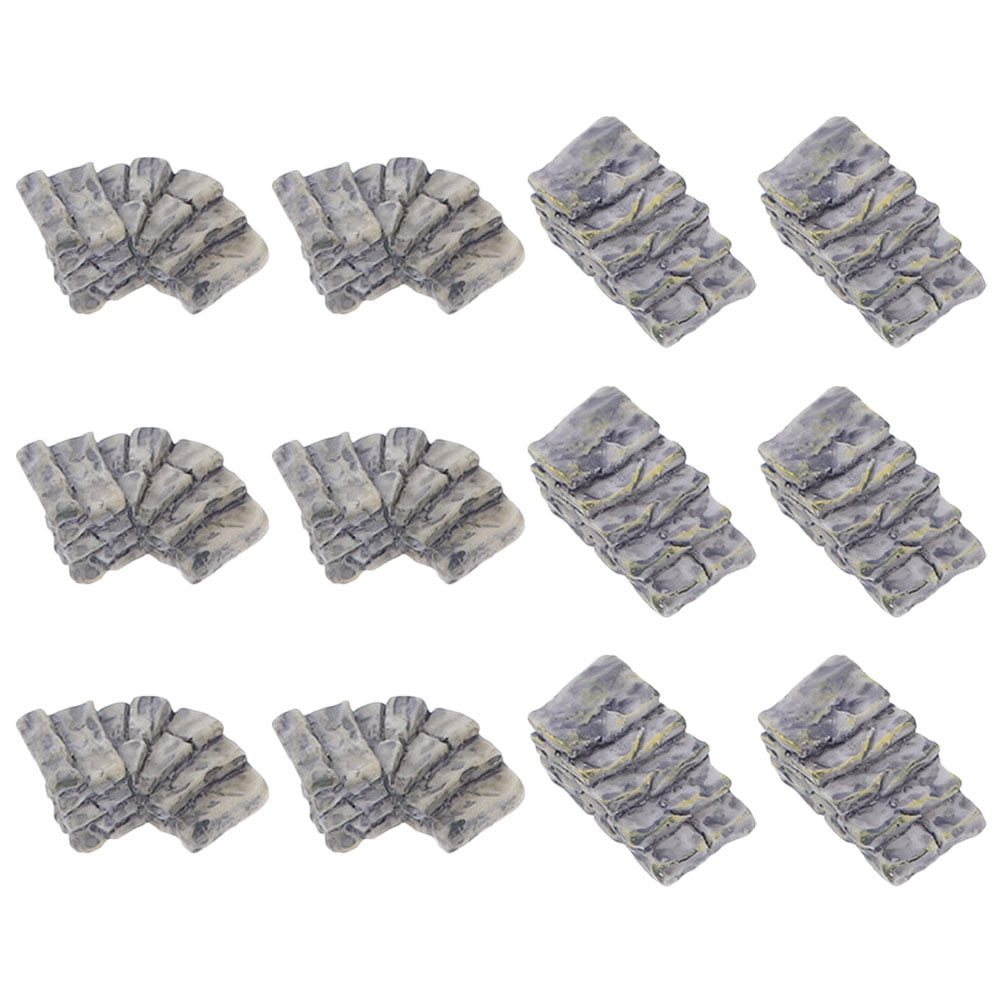 Oraceous 12pcs Resin Mini Stone Steps Resin Small Stone Steps Accessory ...