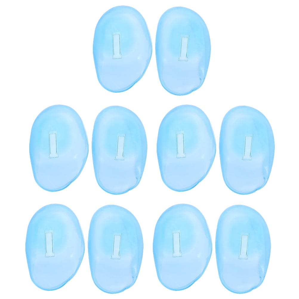 Oraceous 12pcs Silicone Ear Covers Waterproof Ear Caps Hairdressing Dye ...