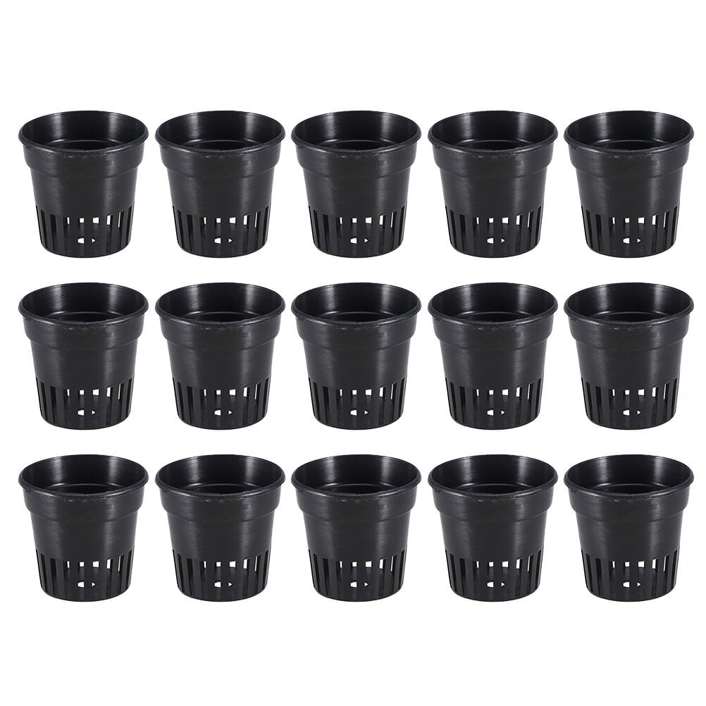 Oraceous 15pcs Plastic Net Pots Aquarium Aquatic Water Plant Planting ...