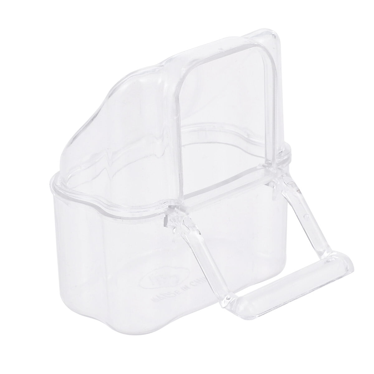 KALLORY Acrylic Bird Feeder Transparent 1Pack Rectangular - Walmart.com