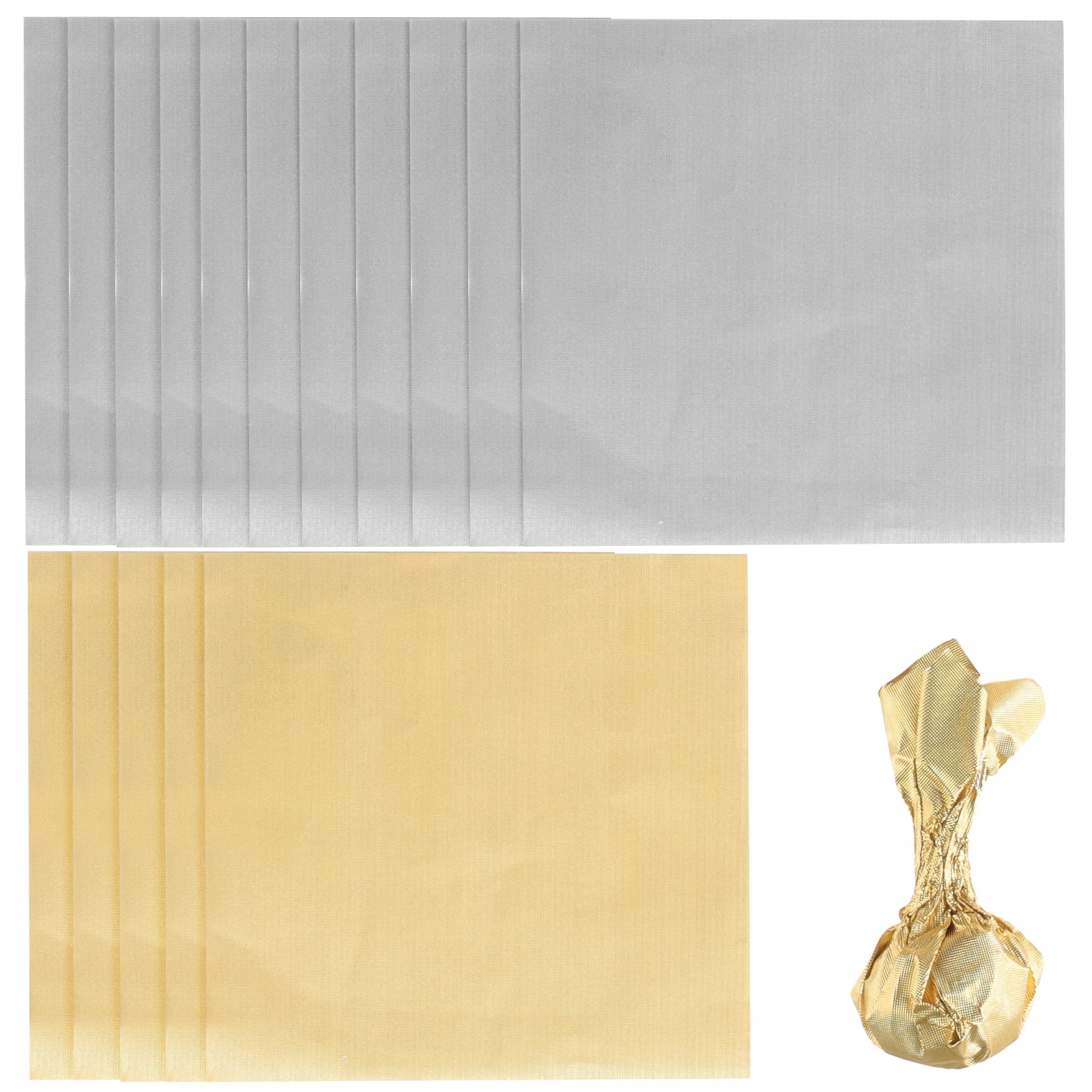 Oraceous 200 Sheets of Foil Wrappers Candy Sugar Wraps Aluminium-foil ...
