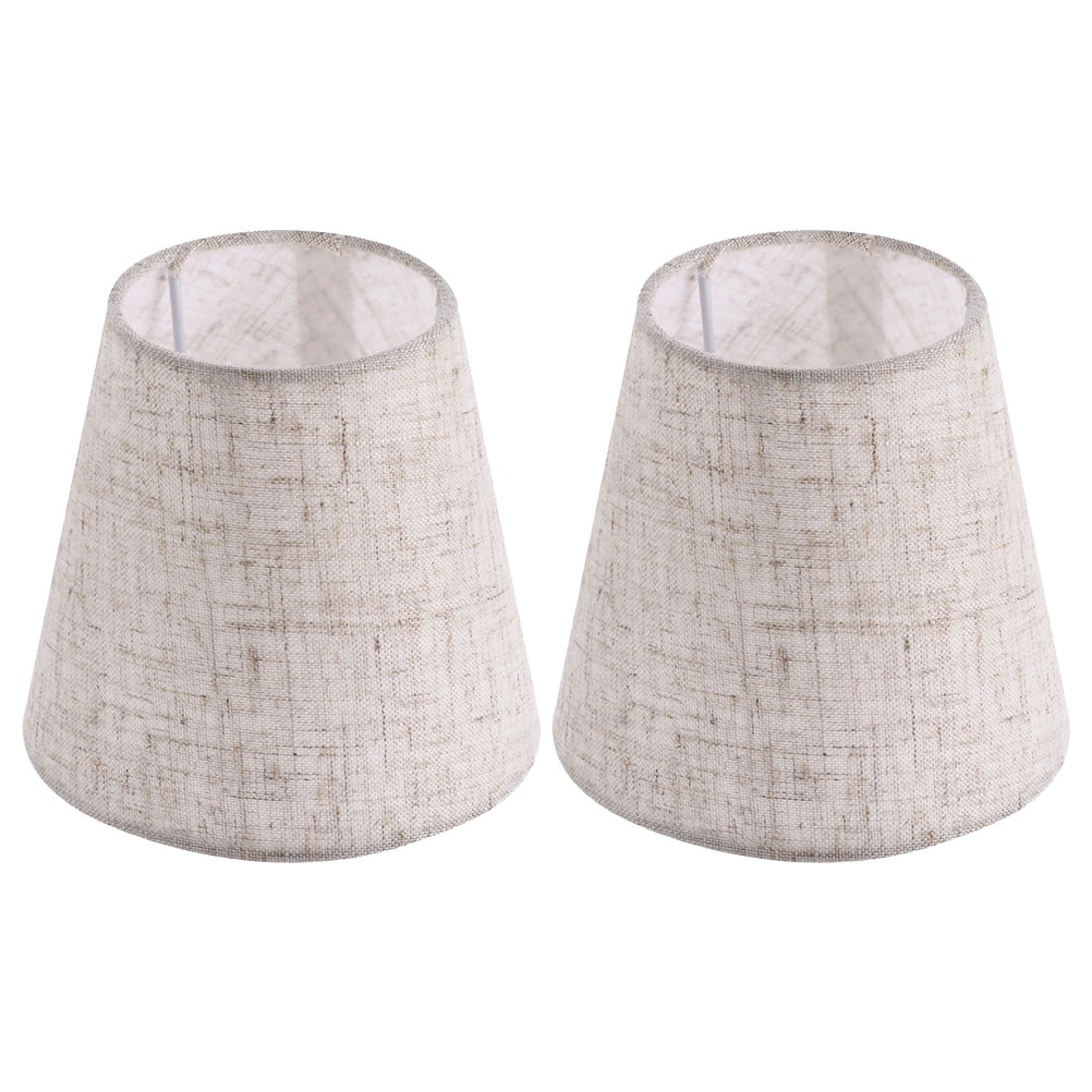 Oraceous 2pcs Cloth Lamp Shades Medium Lamp Shade Fabric Lamp Shade ...