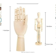 3 Pack Posable Art Figure Model, Flexible Wooden Drawing Mannequin for ...