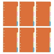 BE-TOOL 80Pcs Refill Sheets Papers 6 Hole Punched Loose-Leaf Papers A6 ...