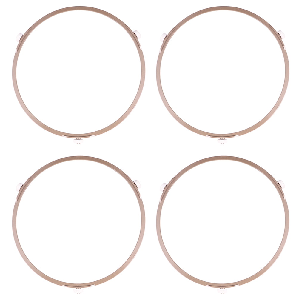 Masteelf Coffee Microwave Turntable Plate Rack with Wheels for Rotation ...