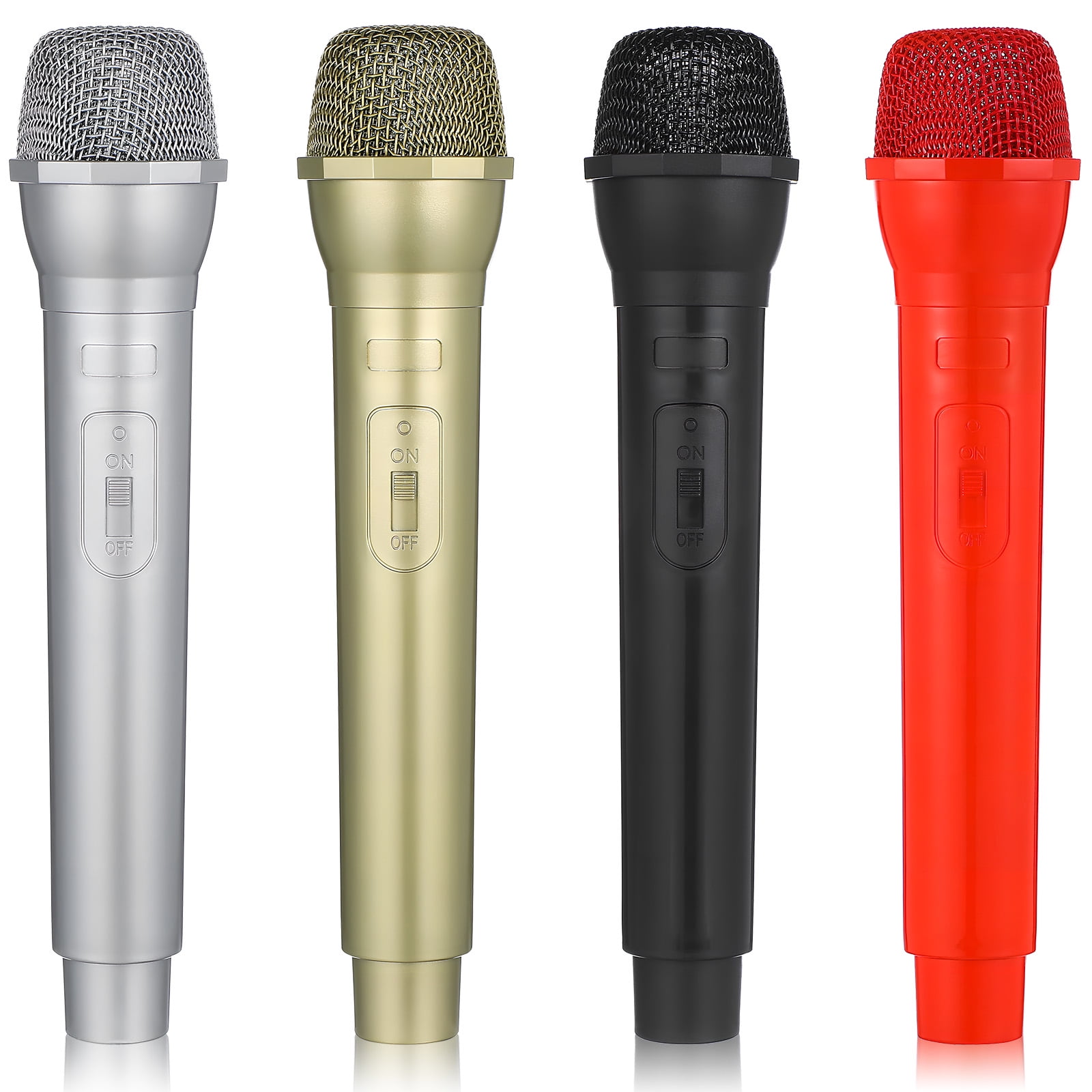 Oraceous 4 Pcs Microphone Props Toy Microphone Fake Microphone Prop ...