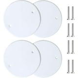 Oraceous 4pcs Ceiling Blank-Up Cover Plate Round Outlet Cover Plastic ...