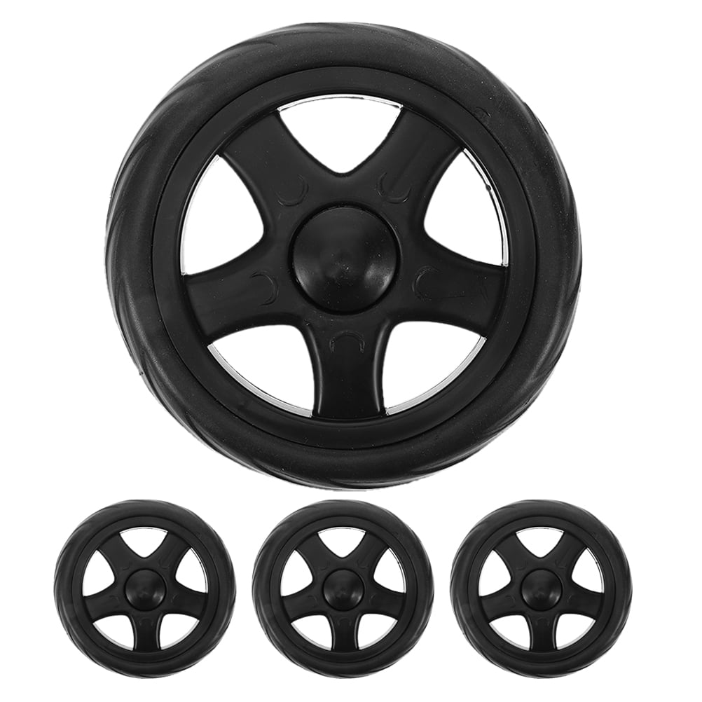 Oraceous 4pcs Shopping Cart Wheels Replacement Plastic Wheels Trolley ...