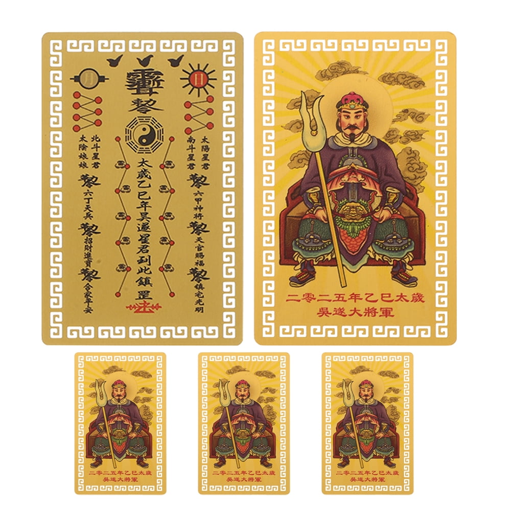 Masteelf Chinese Amulet Cards for Decor with Exquisite Workmanship and ...