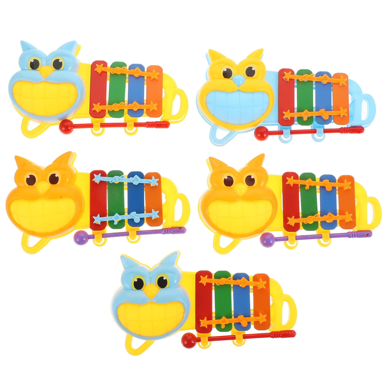 KALLORY Xylophone Multi-Colored Owl Design Percussion Instrument for ...