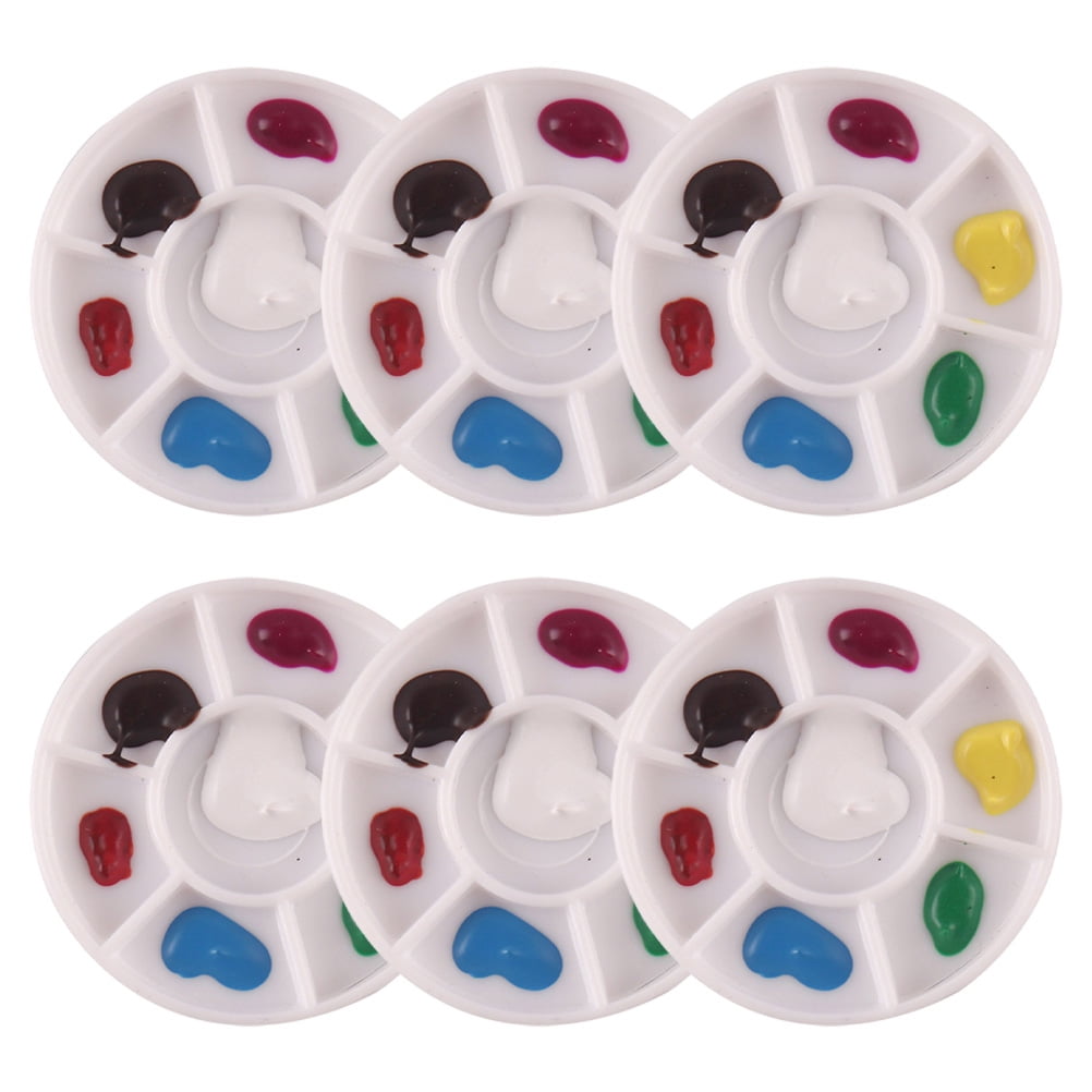 Oraceous 6pcs Miniature Art Pallet Mini Color Box Model Paint Box ...