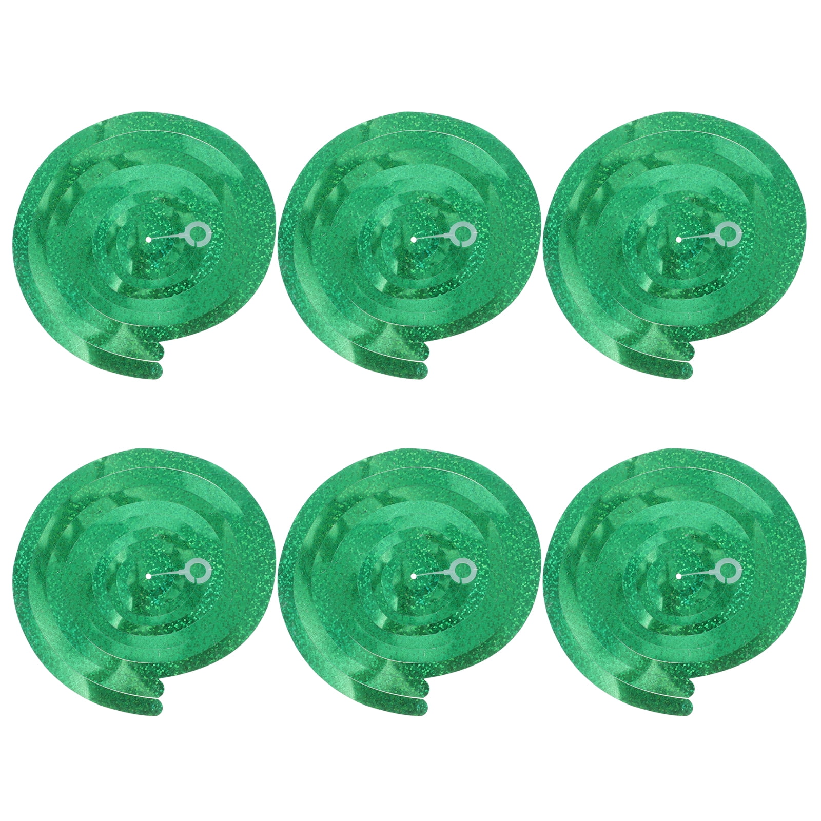 Oraceous 6pcs Party Foil Swirl Decorations Ceiling Hanging Plastic ...