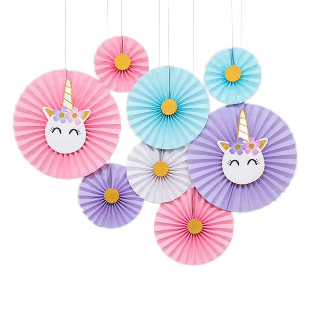 Oraceous 8pcs Background Wall Paper Flowers Party Wall Paper Flowers ...