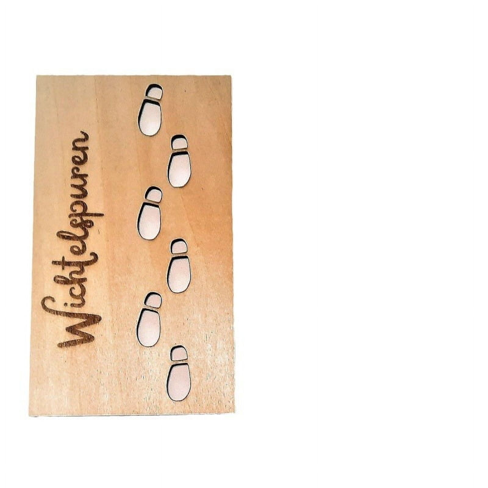 Oraceous Diy Holiday Footprint Stencil Stencil For Paintings Holiday ...