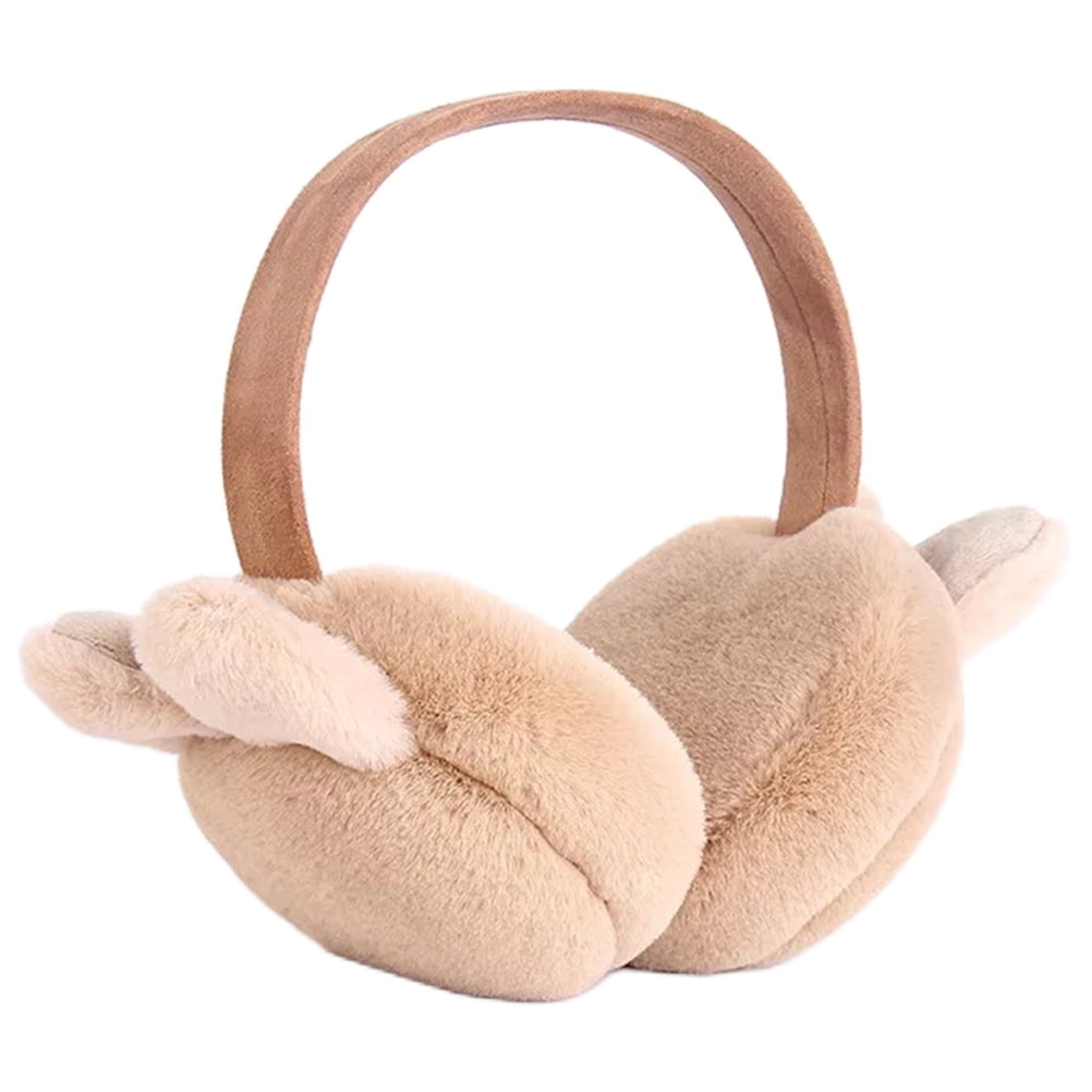 KALLORY Adorable Ear Cover Earmuff Khaki Abs 1Pcs - Walmart.com