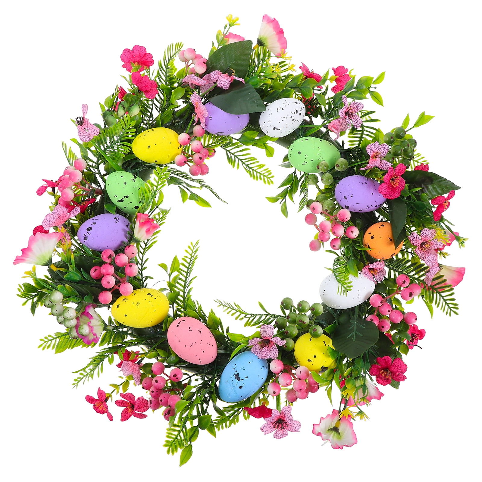 Oraceous Easter Bunny Wreath For Door Easter Hanging Wreath Easter ...