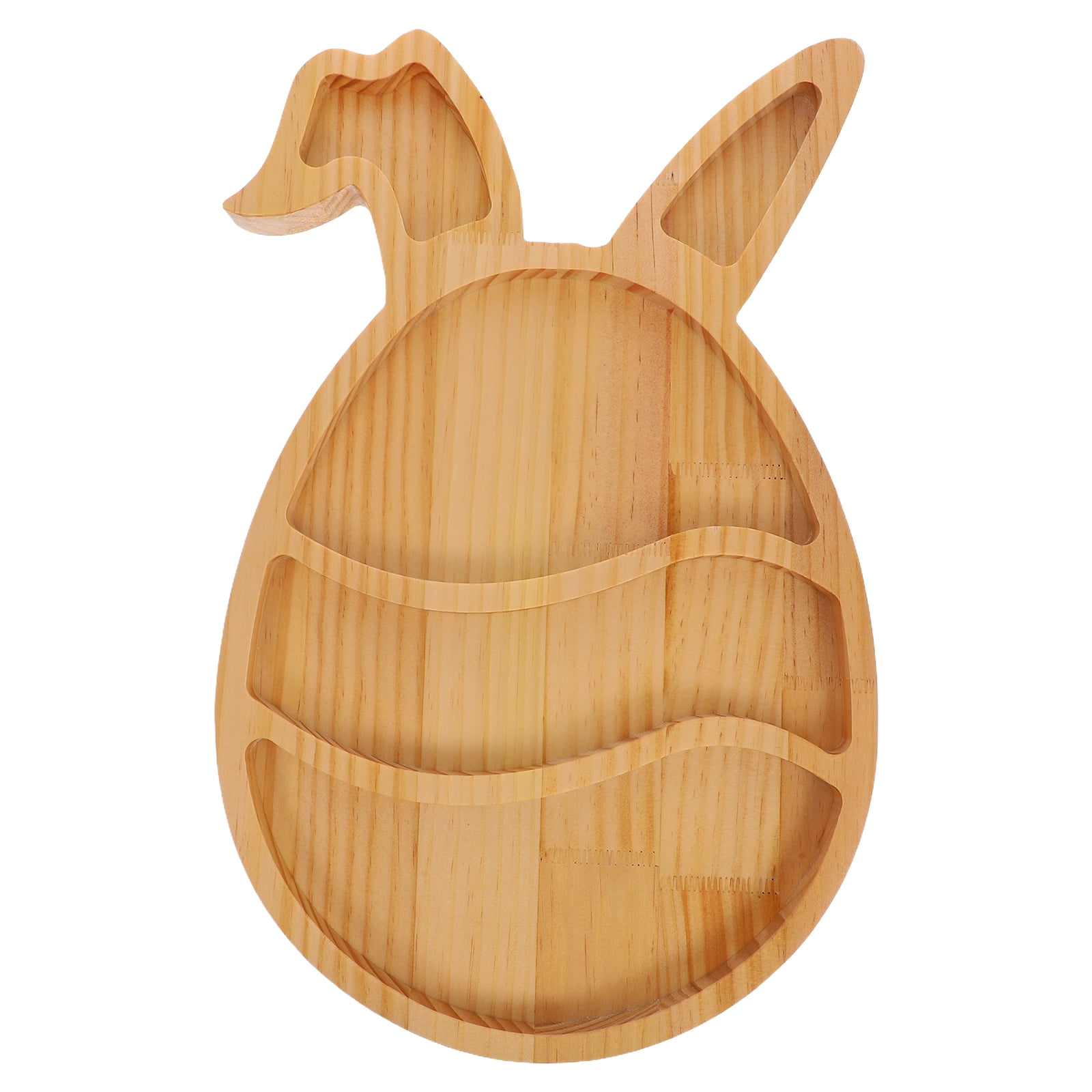 Oraceous Farmhouse Bunny Serving Trays Easter Bunny Shaped Wooden ...