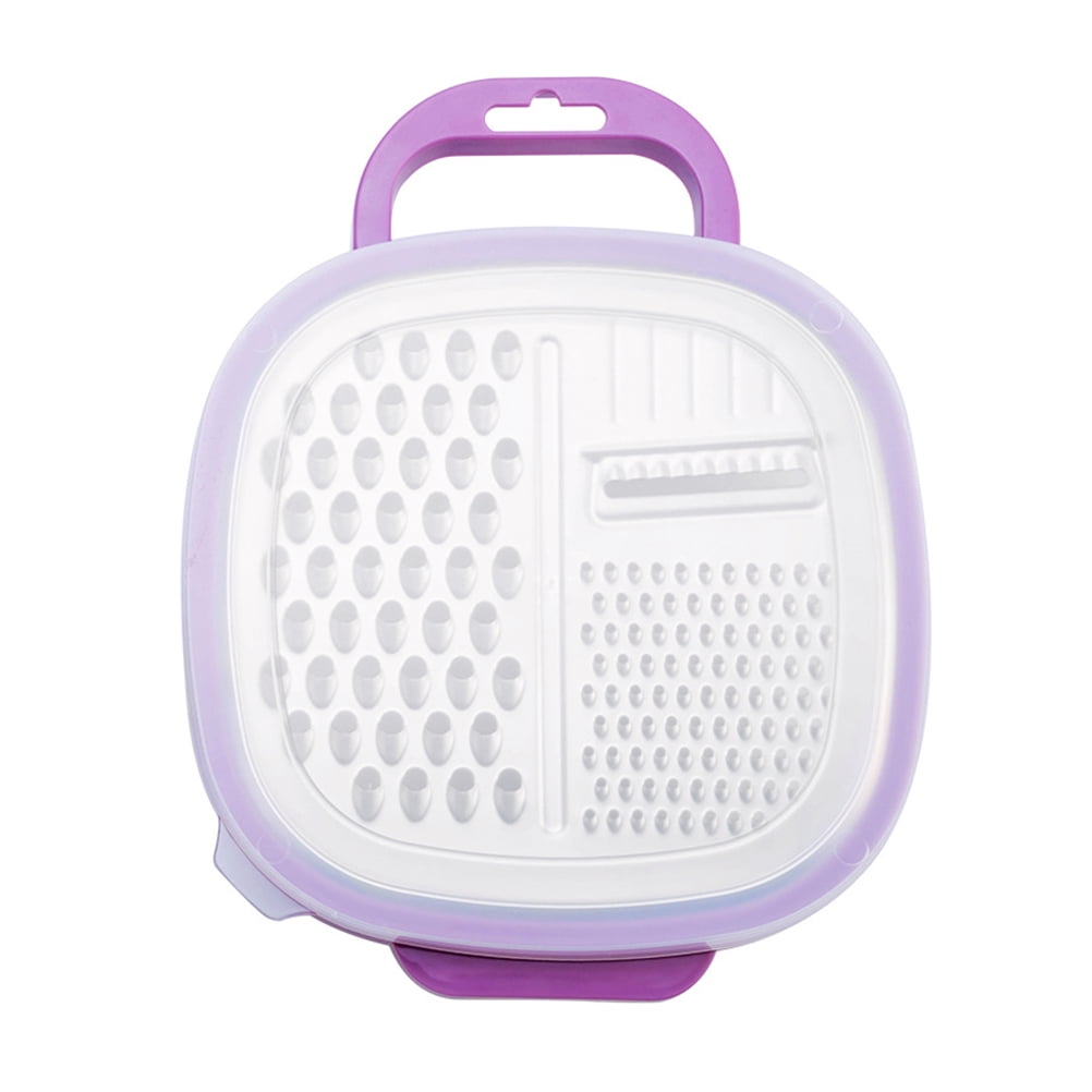 Oraceous Kitchen Cheese Grater with Storage Container and Lid Stainless ...