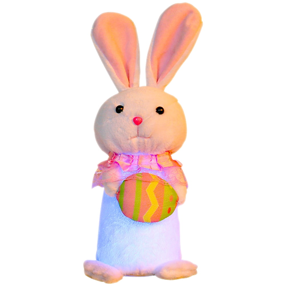 Oraceous Lighted Bunny Easter Glowing Desktop Decor Cartoon Rabbit ...