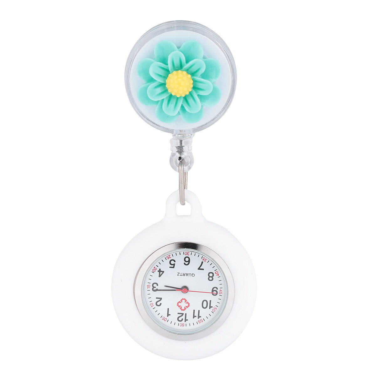 Oraceous Nurse Fob Watch Retractable Hanging Watch Nurses Pocket Watch ...