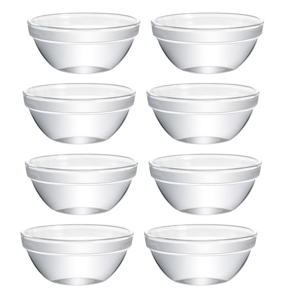4Pcs Footed Dessert Bowls Sundae Cups Yogurt Parfait Pudding Tasting ...