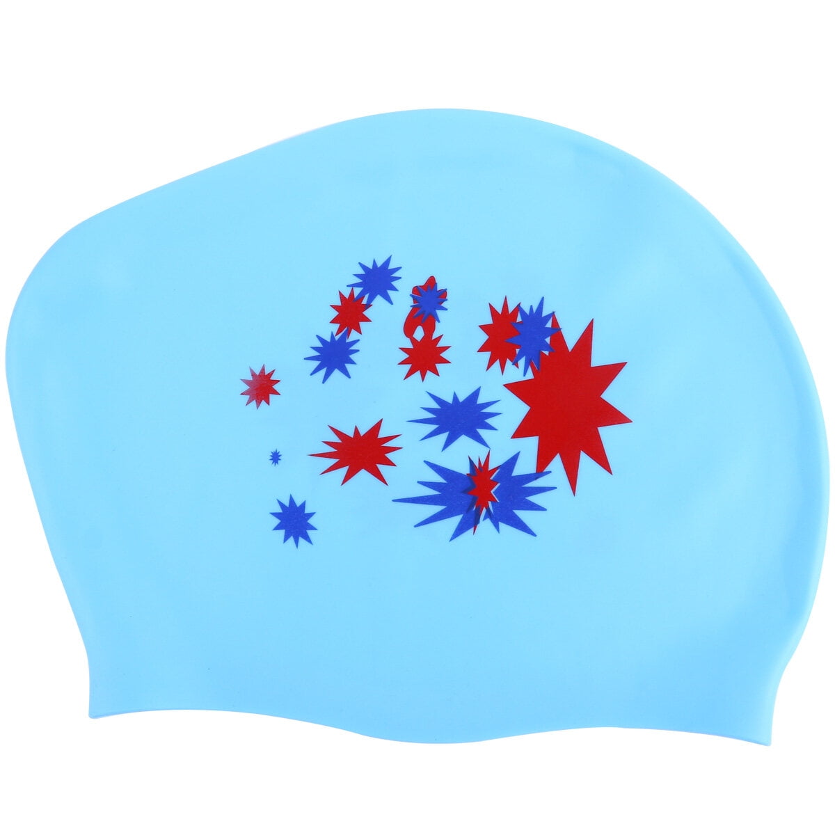 Oraceous Star Pattern Swimming Silicone Waterproof Swim Pool Hat Long ...